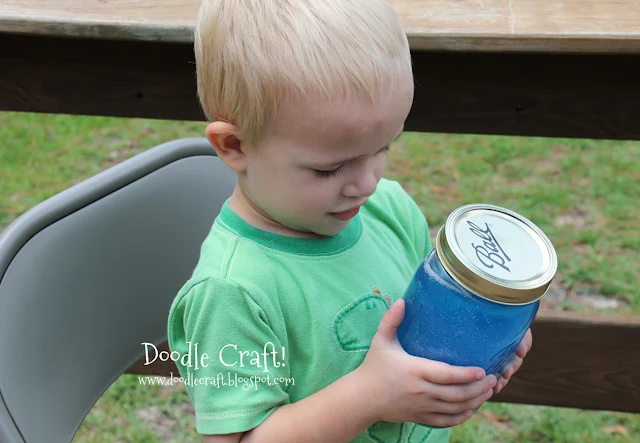 DIY Calming Glitter Jars