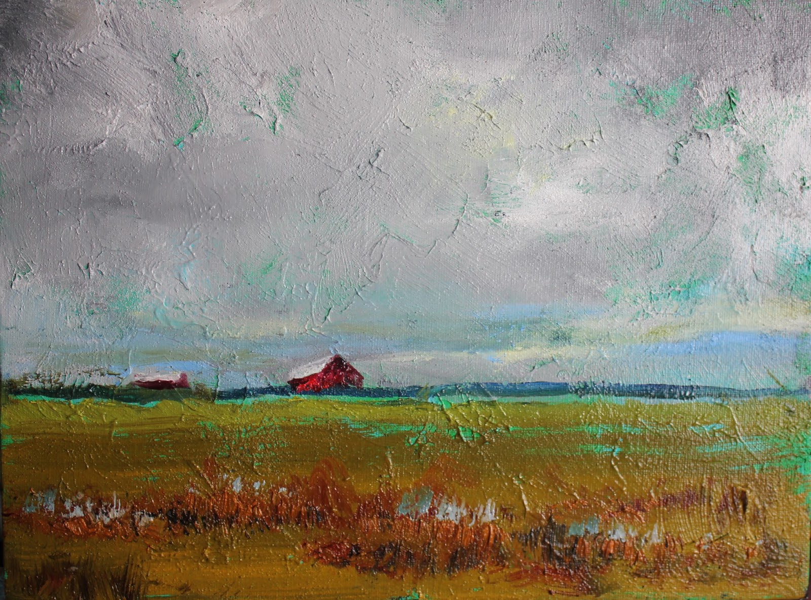 Contemporary Artists of Arizona: Montana Barns, Contemporary Landscape ...