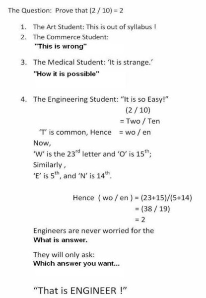 Amazing & Interesting Facts...: FUNNY MATH EXAM ANSWERS...