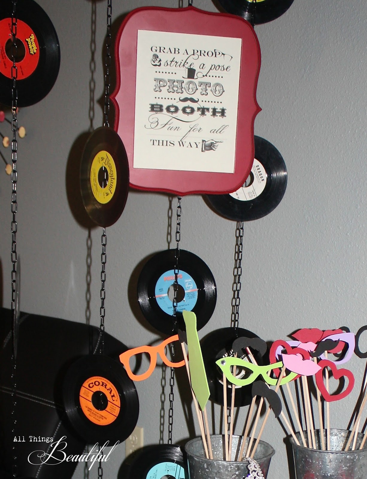 All Things Beautiful: {Photo Booth} Teen Birthday Party