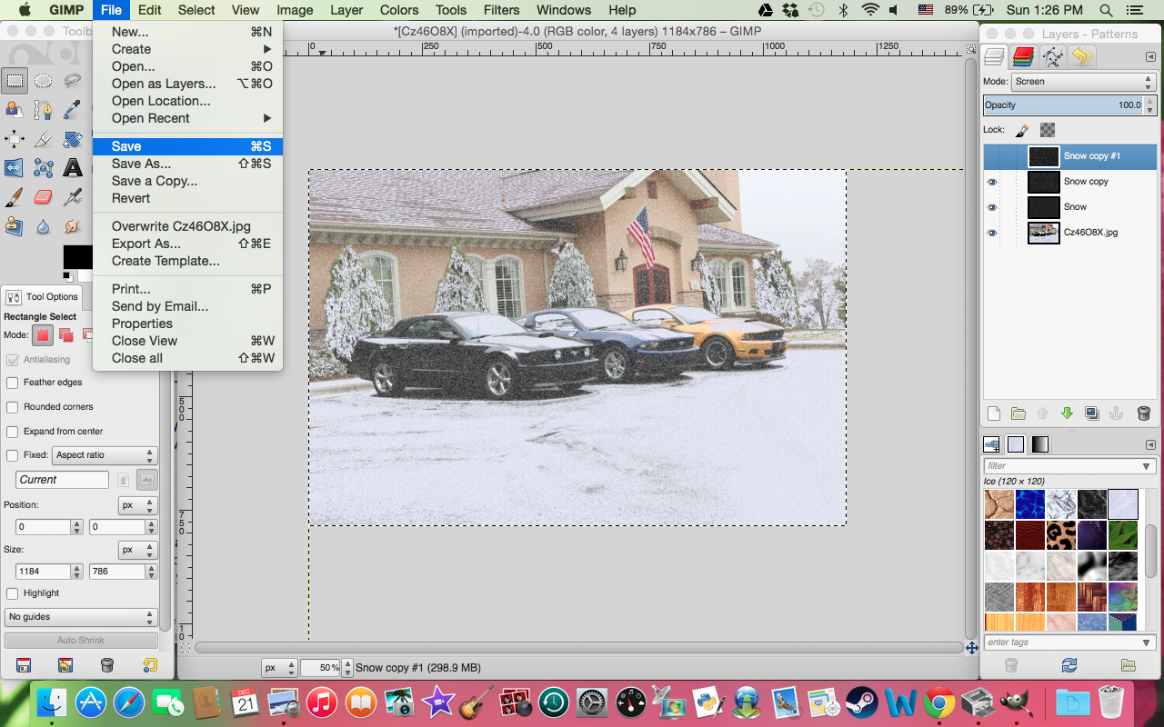 Gimpified: Make A Snowy Picture In GIMP 1.8.1