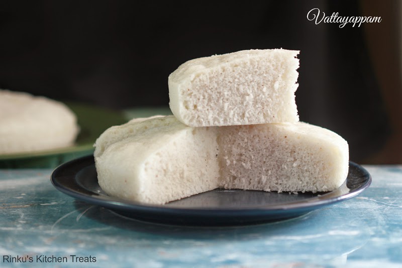 My Food Treats: Vattayappam - A Kerala Special Steamed Rice Cake ...