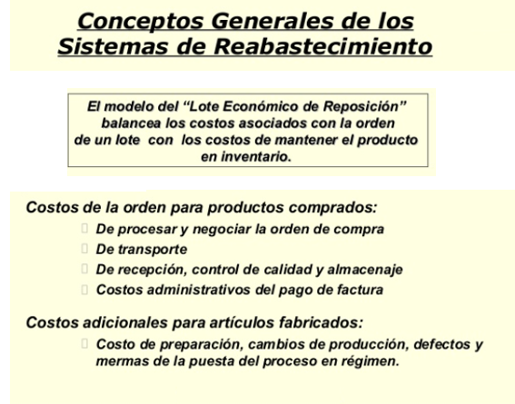 Compras Unitec: Inventario y reabastecimiento