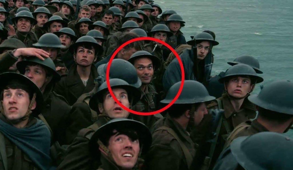 Movie Talk: The Case of the Smiling Dunkirk Extra - THE BOOM BOX IN THE ...