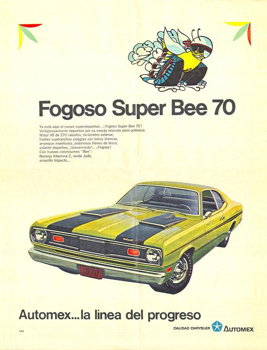 Autos del recuerdo: Valiant Super Bee 70