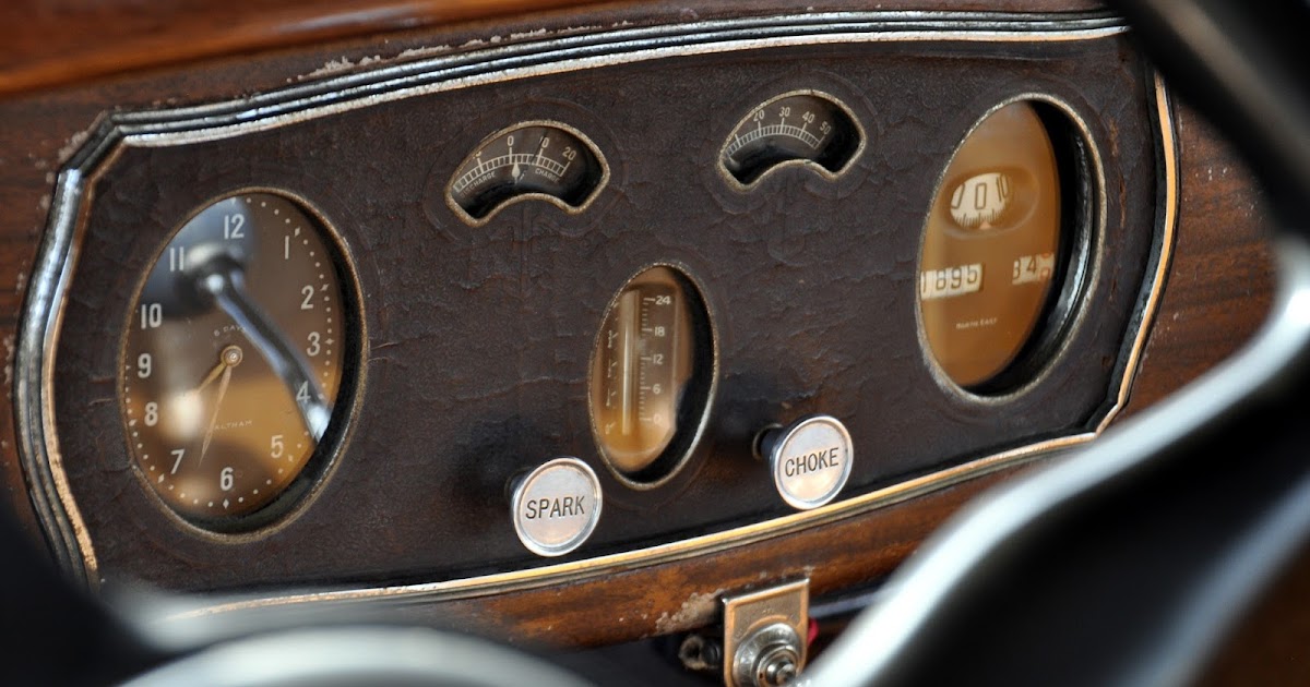 Just A Car Guy: I think this is the first tooled leather instrument ...