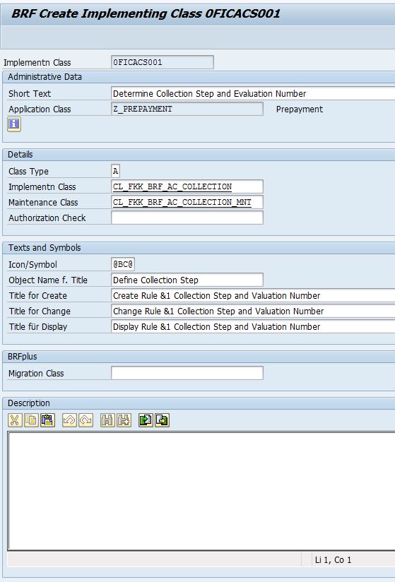 SAP ISU ABAP: Collection Strategy: BRF: Option 2: Step 2: Add FICA ...