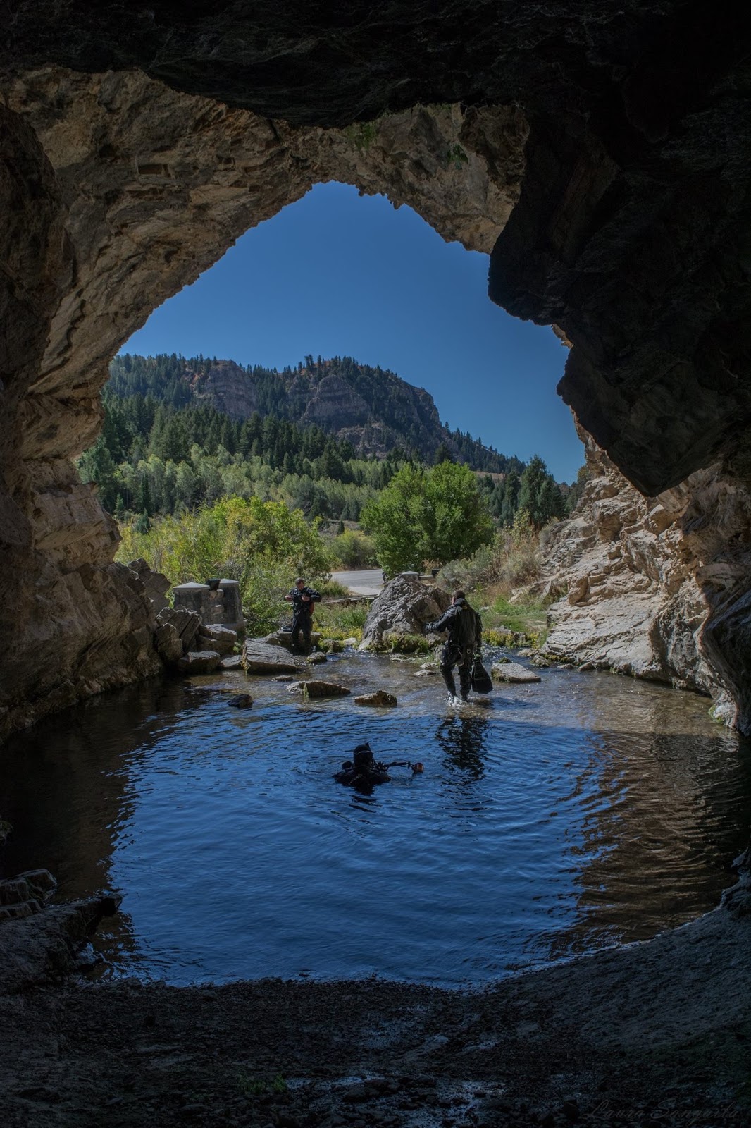ICHIBAN CAVE (RICK'S SPRING UNDERWATER CAVE, UTAH - ADAM HAYDOCK