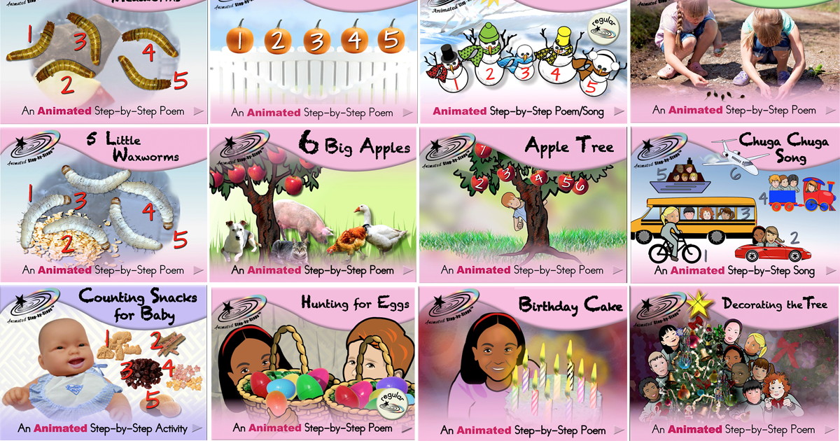 Animated Step-by-Steps®: Counting Poems/Songs
