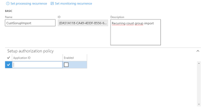 Axhelp: D365 | Recurring Integration - Application ID