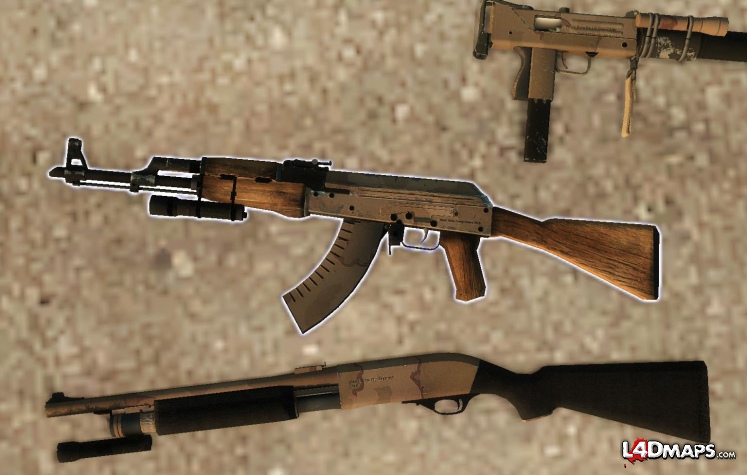 Left 4 dead 2 guns - dualrts