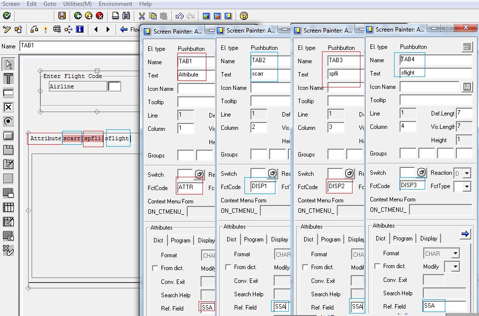 TECHSAP : Creating Tab Strip In Module Pool Program