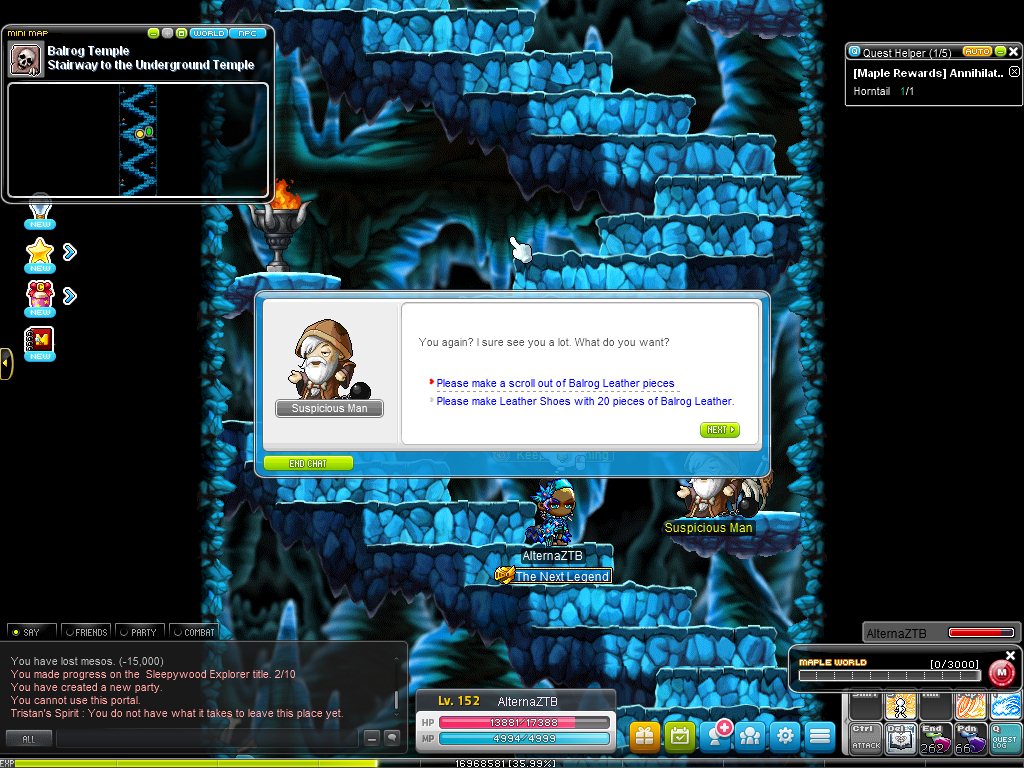AlternaZPC's Maplestory Guide: Lord Balrog อสูรโบราณ บอสสุดคลาสสิค Part2/2