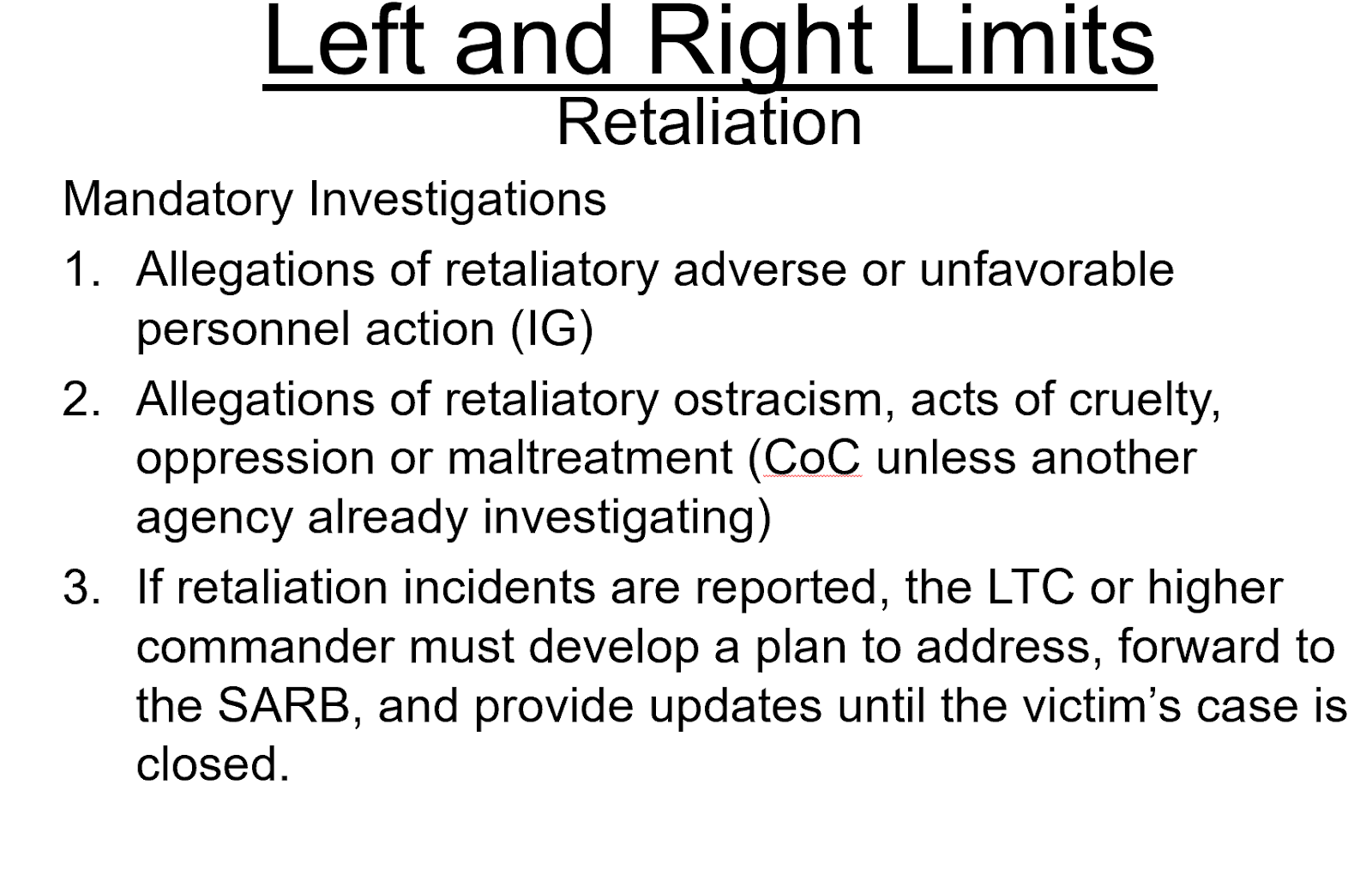 Basic Military Justice For Military Leaders (UCMJ): UCMJ