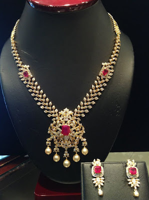 Jewellery Designs : #@ Designer Diamond Sets