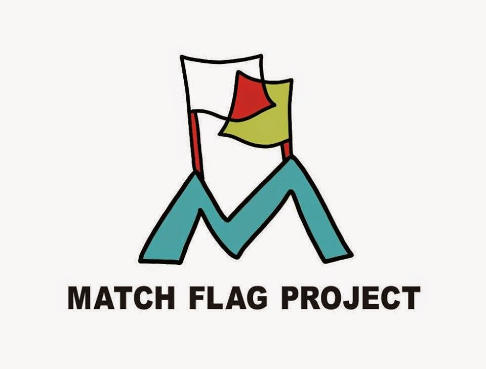 @otonobunka: 『MATCH FLAG PROJECT2014 BLAZIL 高知マッチフラッグワークショップ』 サッカーで対戦する ...