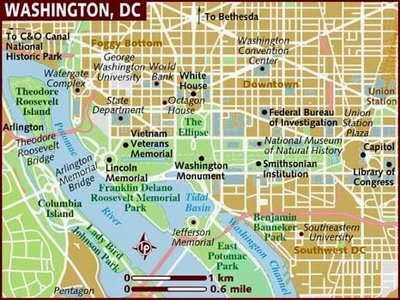 Raquel Ritz Viajes: Mapas de Washington DC-USA