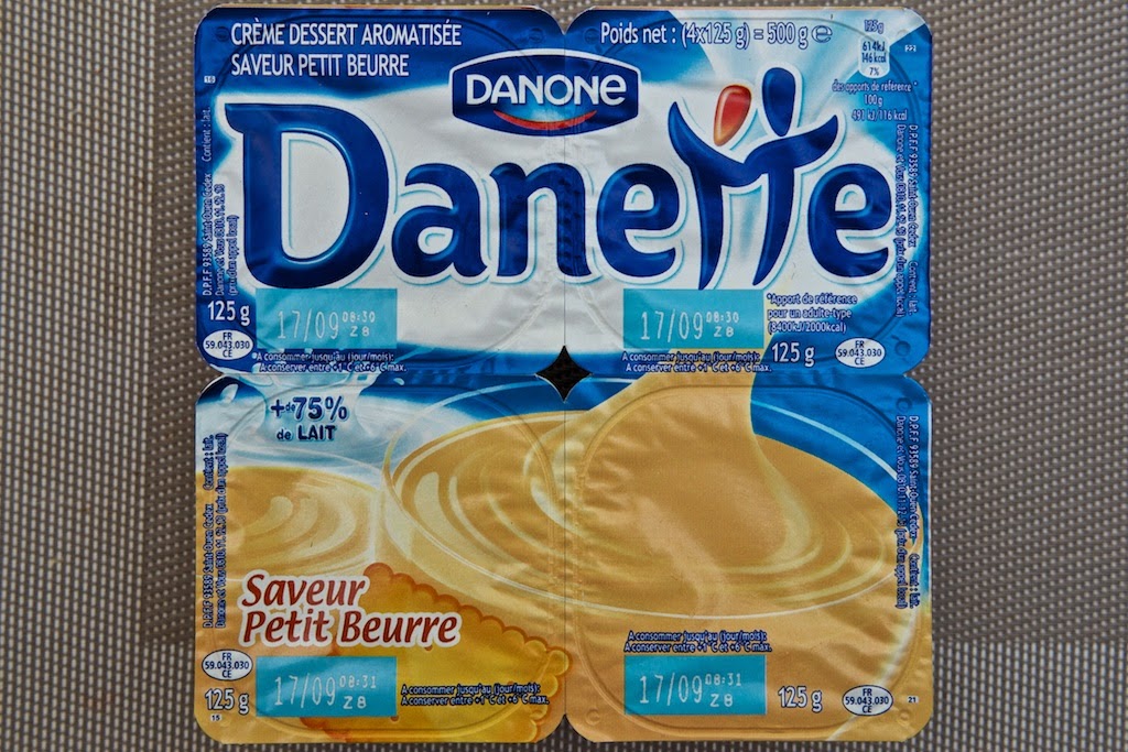 Danette saveur "Petit Beurre" (4x125g) par Danone