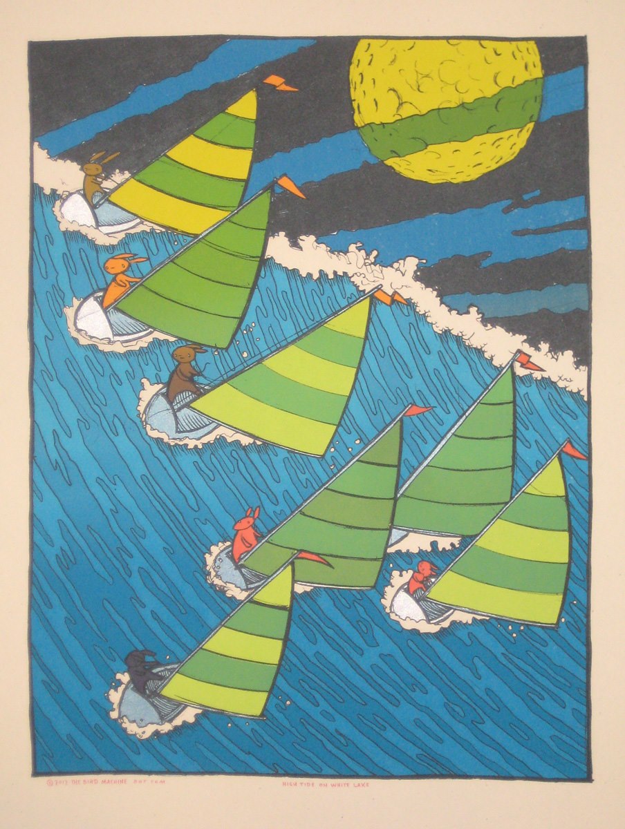 INSIDE THE ROCK POSTER FRAME BLOG: Galerie F releasing Jay Ryan print today