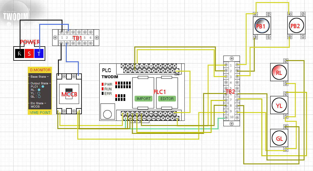 투딤플레이: 24. 자동제어 : PLC II (Programmable Logic Controllers) - 3색 신호등