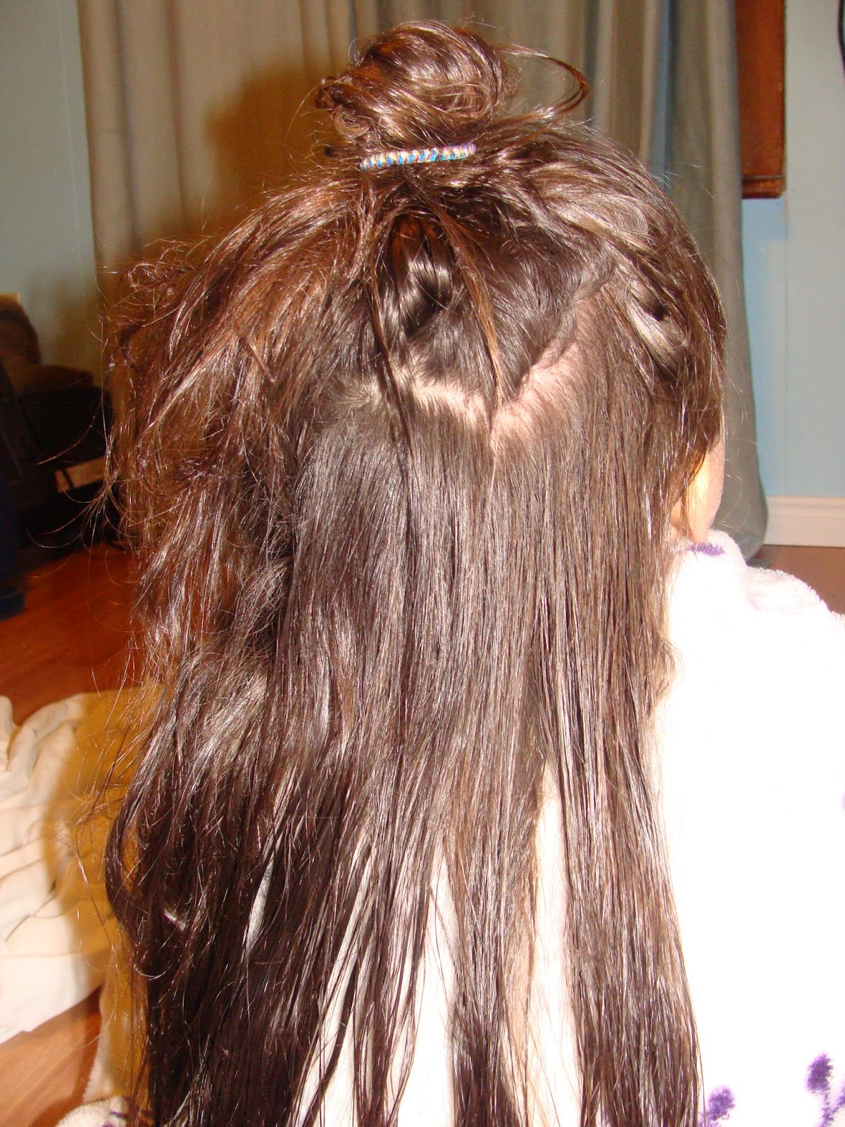 How to curl your hair with rags