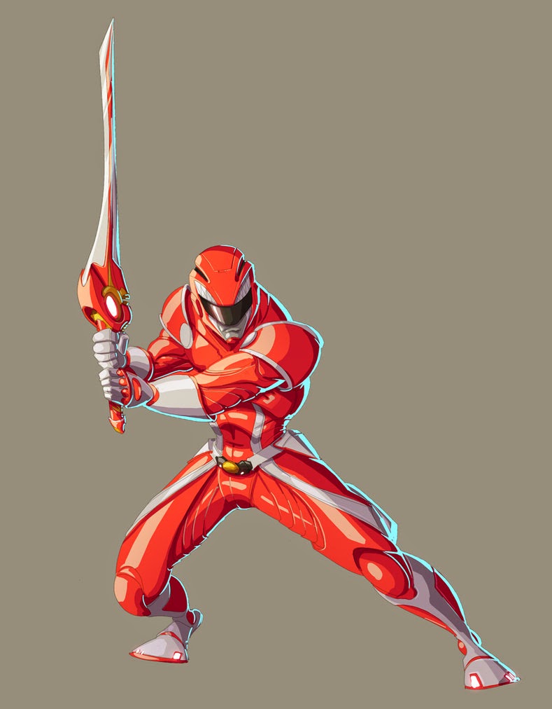 AKIWA ART: Cool Power Rangers 1st Gen Redesign by Fernando Peniche