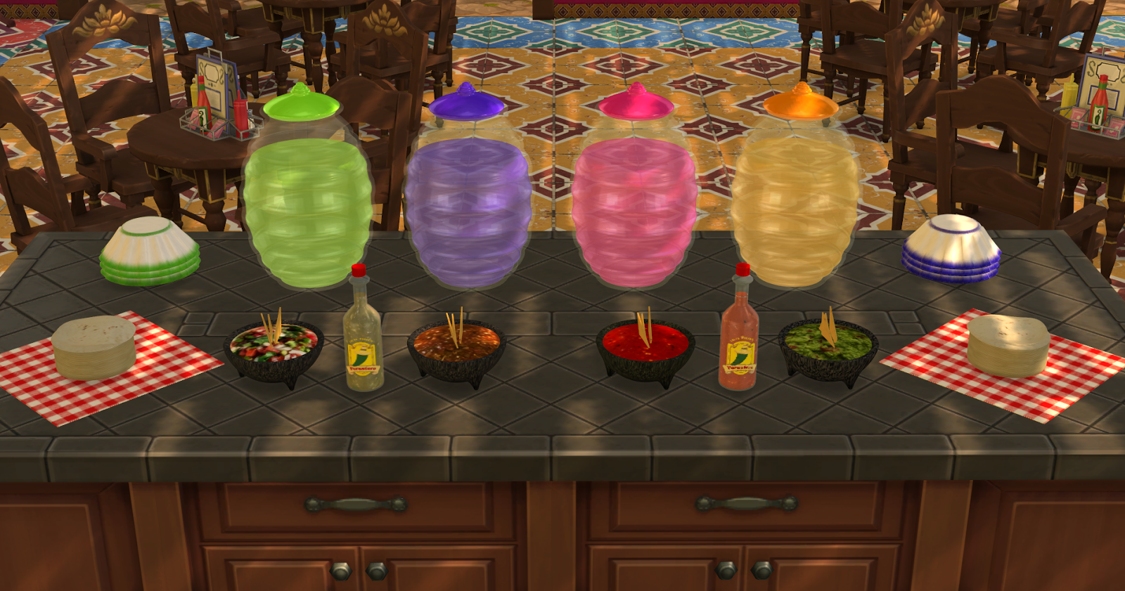 TS4 - Mexican Pack Stuff [Update: 2022-02-07] ~ Noir and Dark Sims