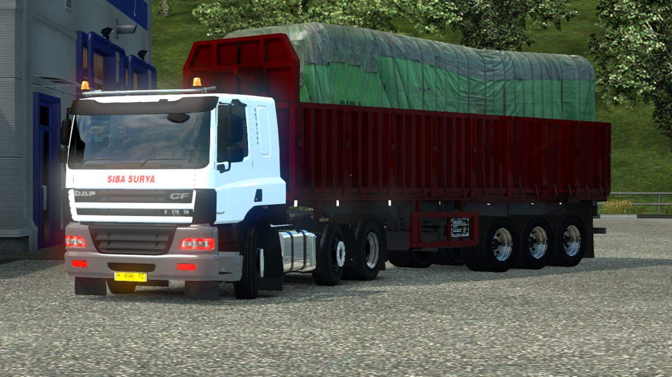 Mod Truck Daf CF Siba Surya v.2.0 Euro Truck Simulator 2 - Euro Truck ...
