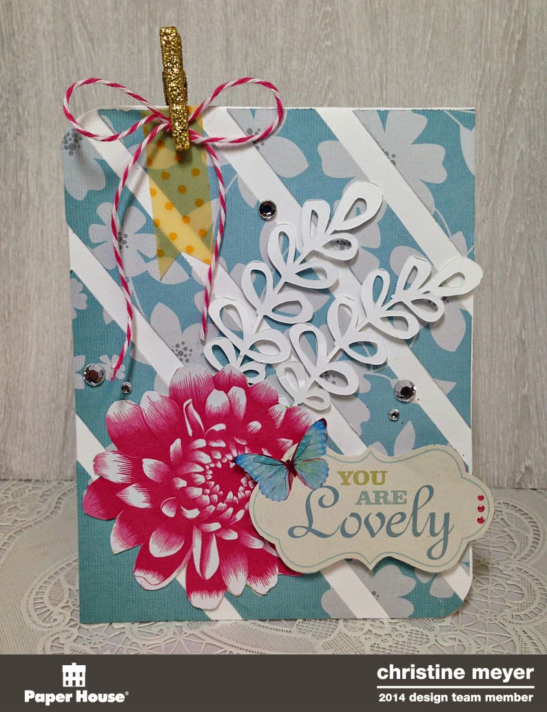 Scrapping with Christine: Paper House Productions - Blossom Cards