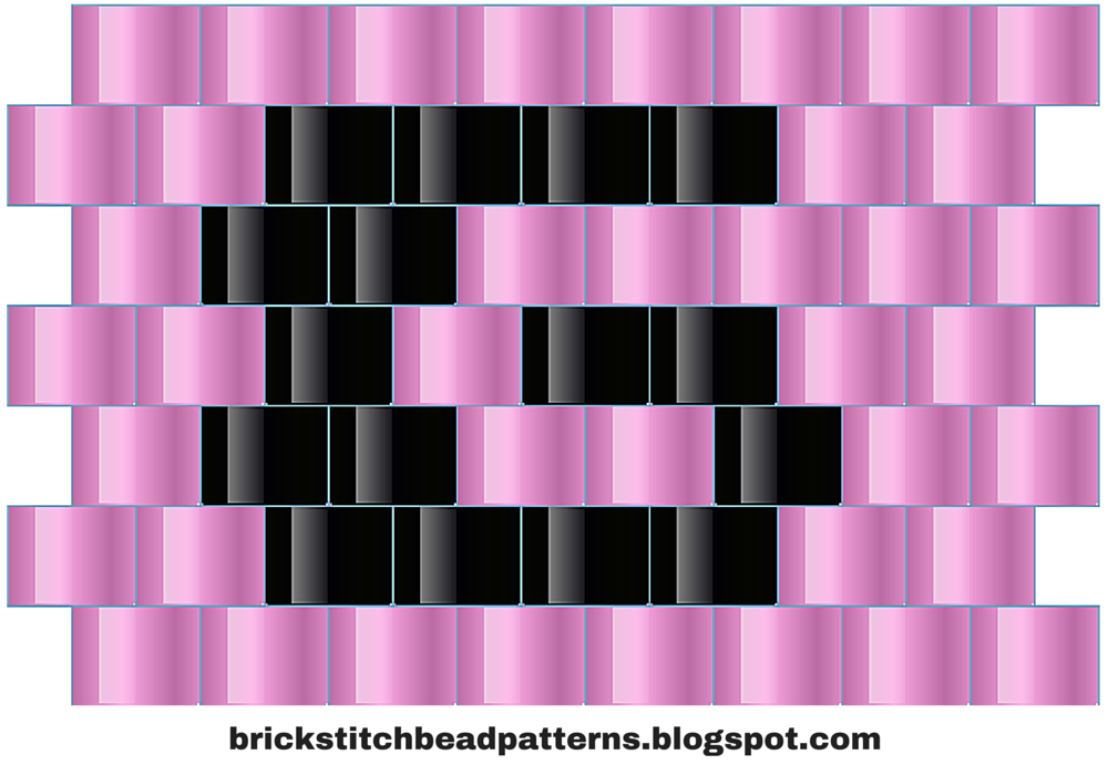 Brick Stitch Bead Patterns Journal: G - Alphabet 1 Free Brick Stitch ...