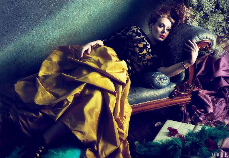 Smartologie: Adele for 'Vogue' US March 2012 - FULL EDITORIAL & OUTTAKES