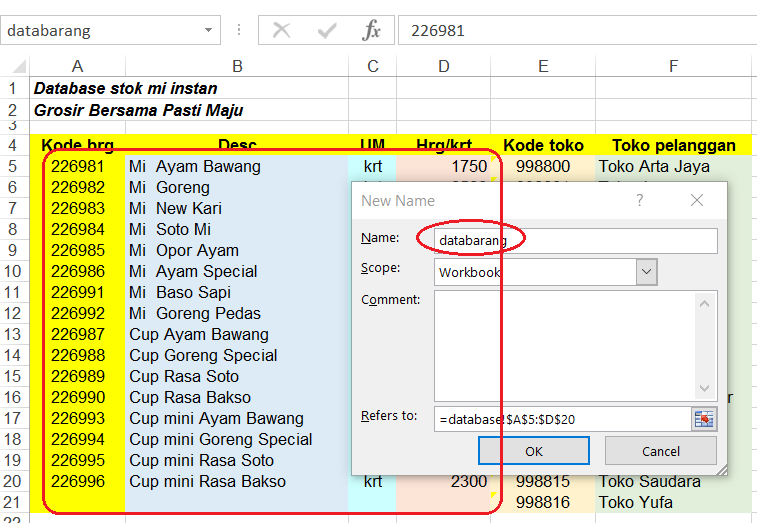 Microsoft Excel | Validasi Data | Belajar praktis