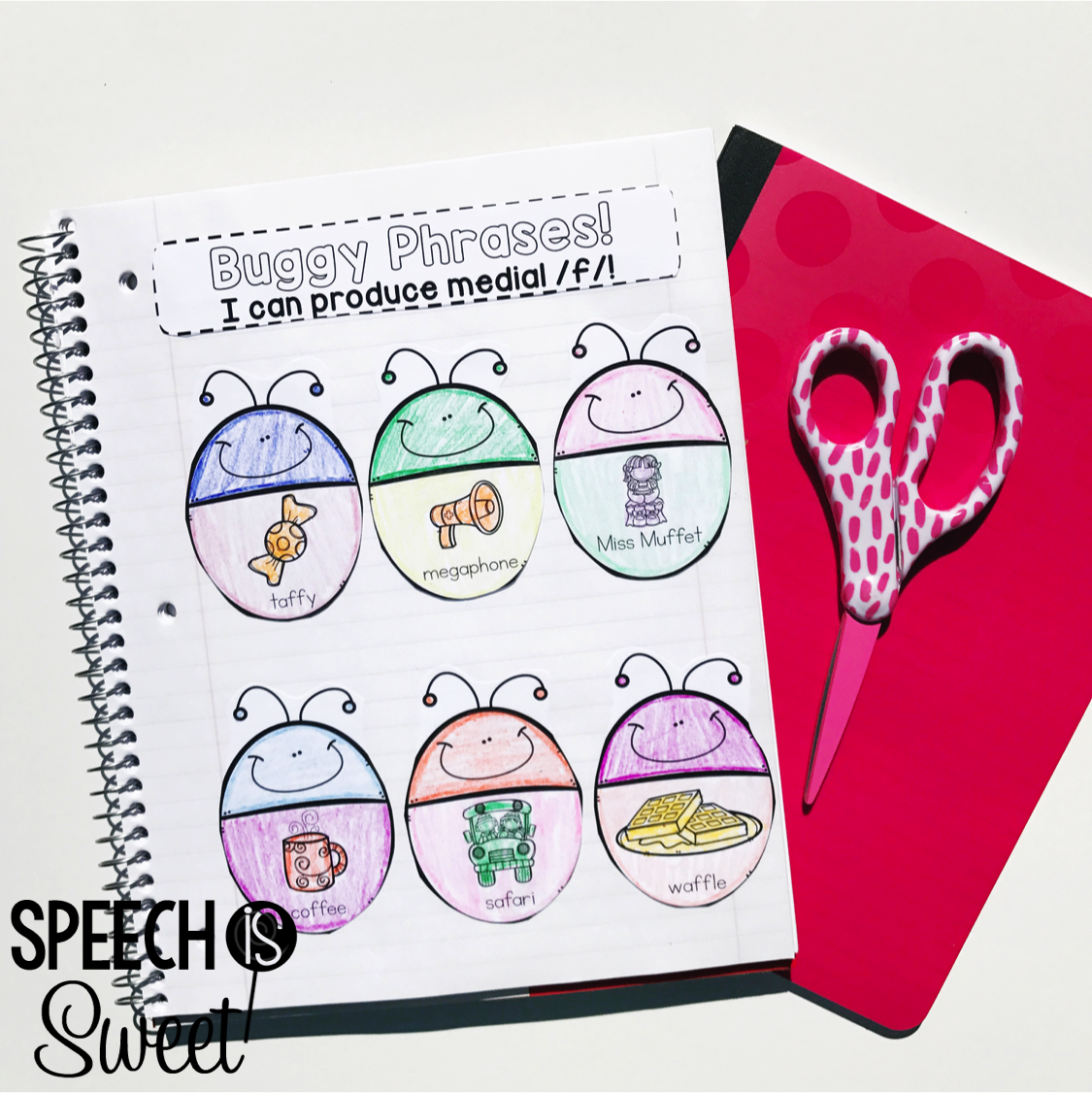 Bug Themed Speech Therapy - Speech is Sweet