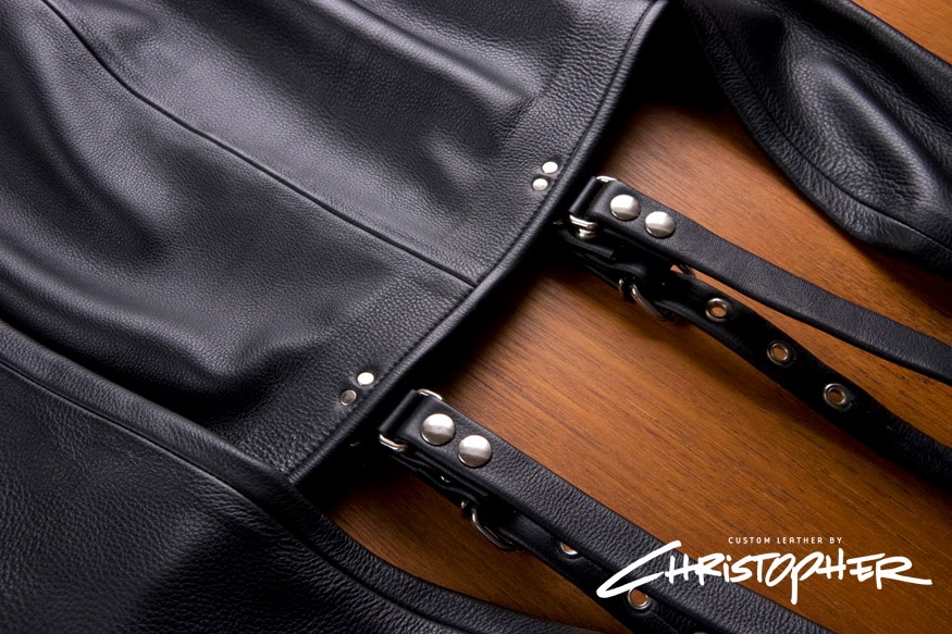 A fetish leathercrafters journal: Male rear-zip straitjacket with ...