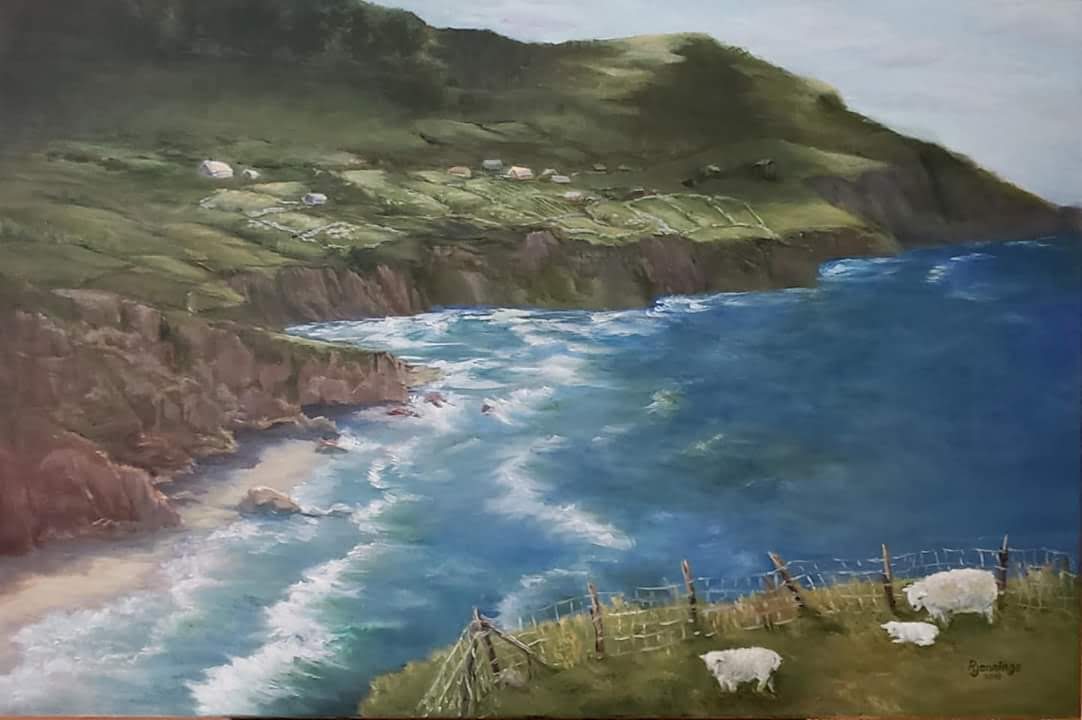 Sunny's Fine Art Studio: Dingle Peninsula, an Original Oil Painting ...
