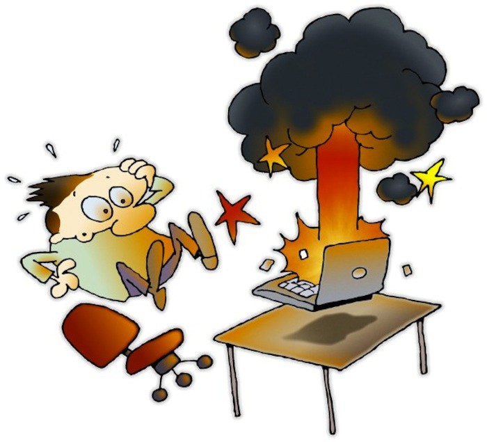 Pop On The Run: Computer Crash! uwääääähhh....