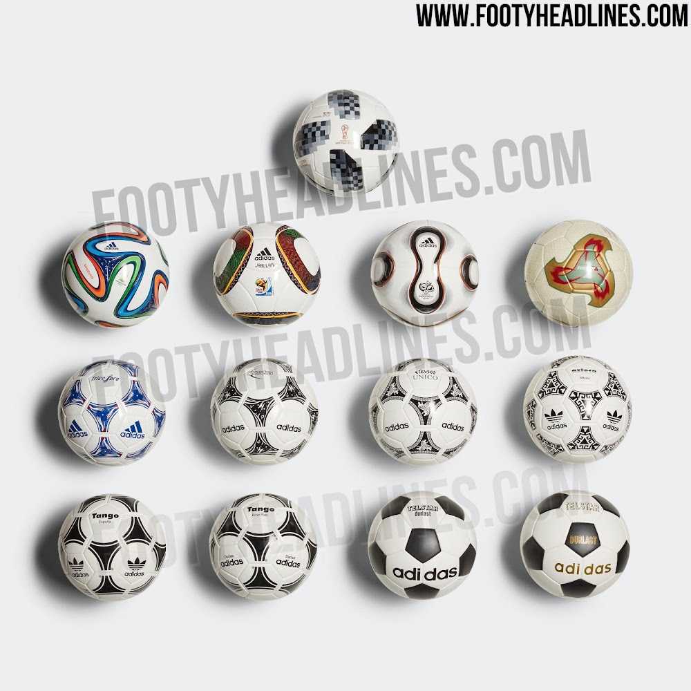 Awesome Adidas 1970-2018 World Cup Mini Ball Set Leaked - Footy Headlines
