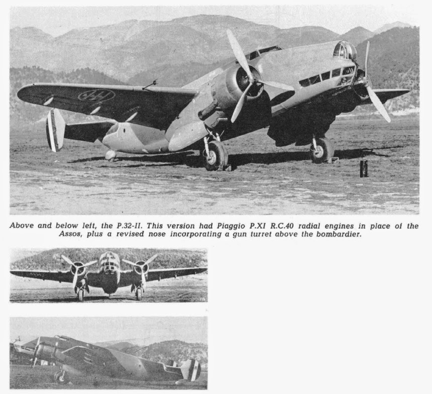 Italian Aircraft of WWII: Piaggio P.32