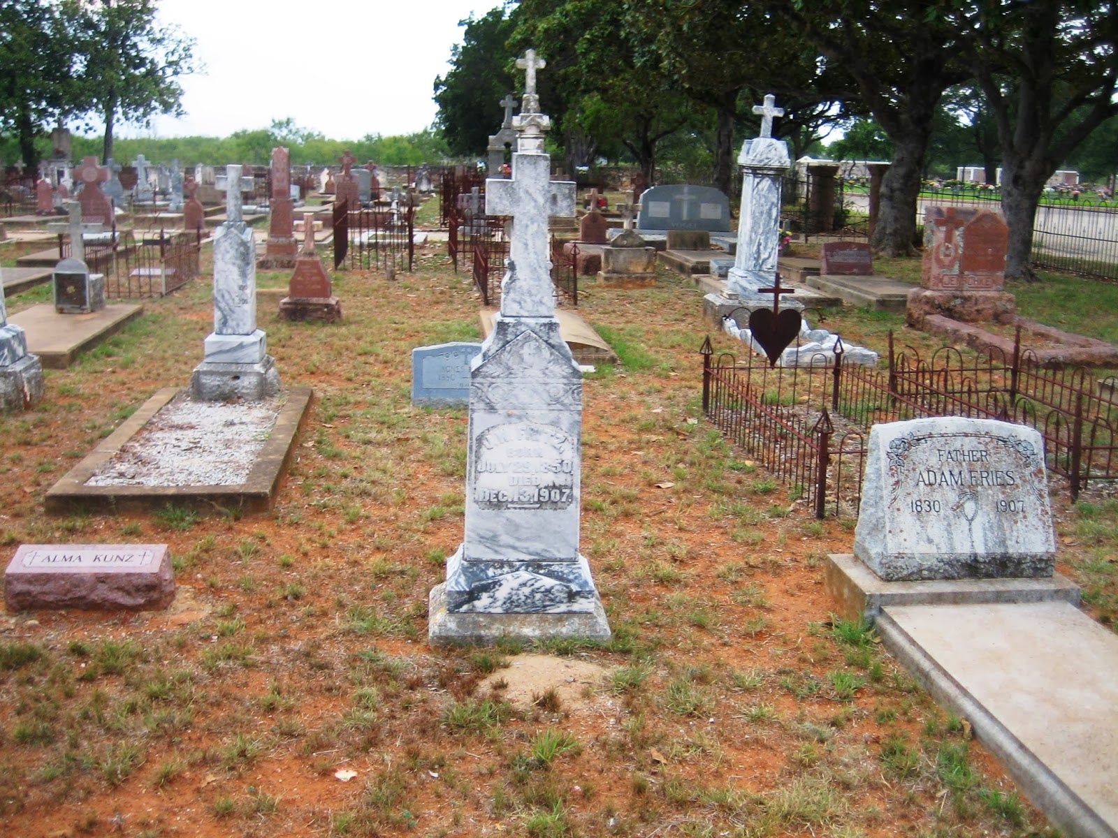 ABT UNK: Tombstone Tuesday: J. W. Fritz, Fredericksburg, Texas