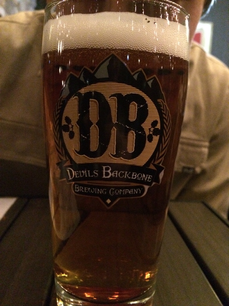 Brewery Visit- Devils Backbone Brewing Company