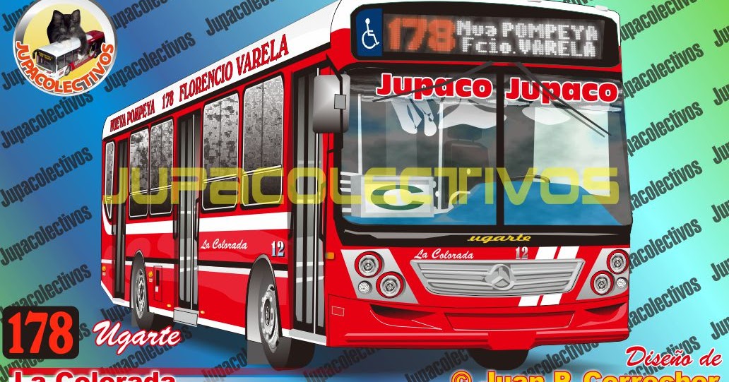 Recorrido de la LINEA 178 del Gran Buenos Aires