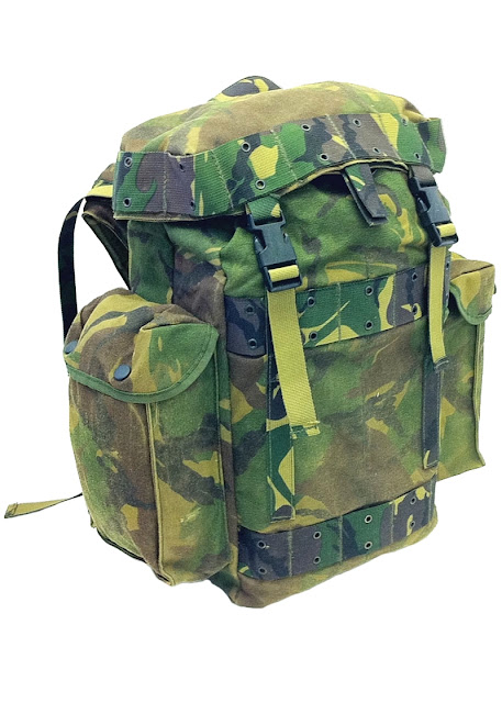 Webbingbabel: Dutch Military Camouflage DPM Woodland Daypack 35L