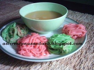 Resep Cara Membuat Kue Putu Mayang - Asli Kue Nusantara