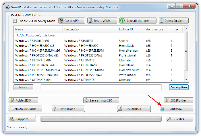 WinAIO Maker Professional v1.3 - Free Software