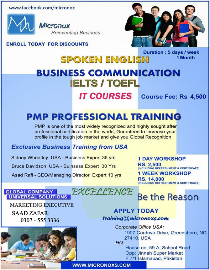 Micronox Islamabad: Opportunities at Micronox!