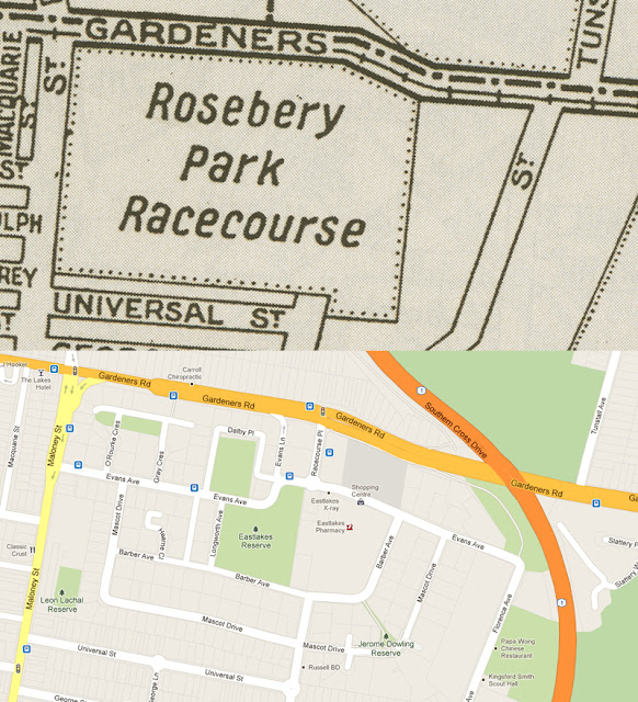 PLACES: Rosebery Racecourse/ Eastlakes - History @ Bayside Council