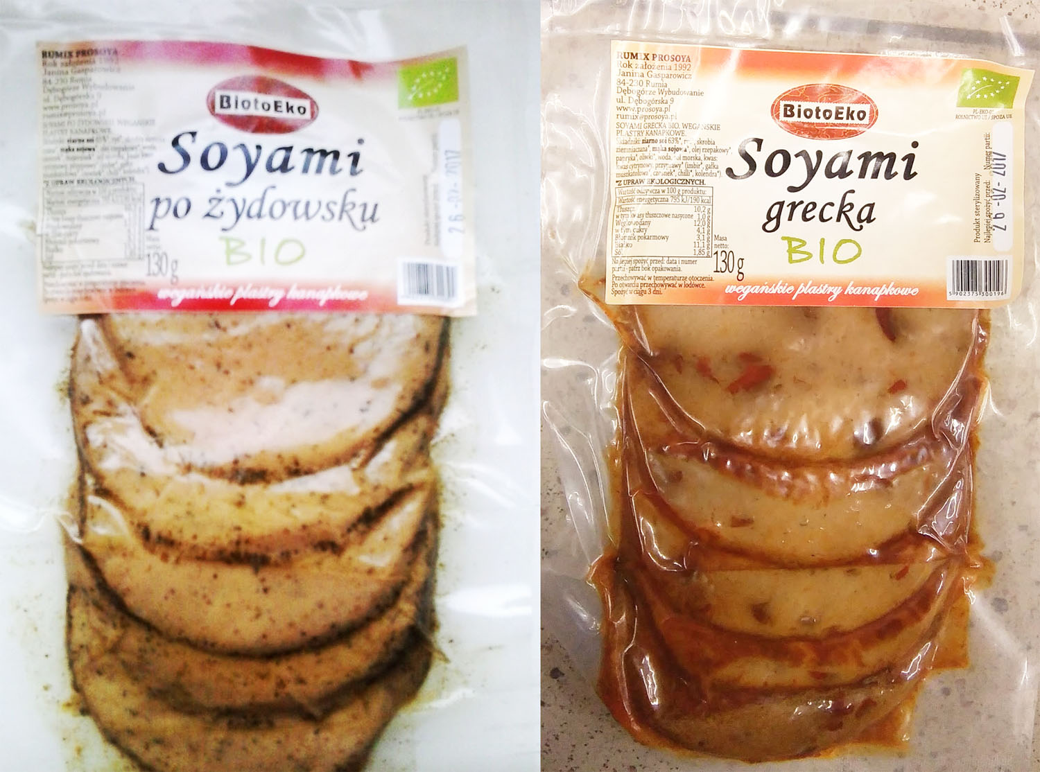 SMACZNE I WEGAŃSKIE: PLASTRY SOYAMI BioToEko
