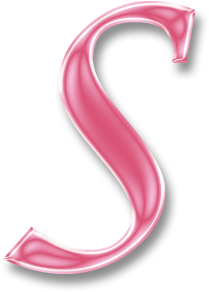 Abecedario Rosa con Lazos. Pink Alphabets with Bows. - Oh my Alfabetos!