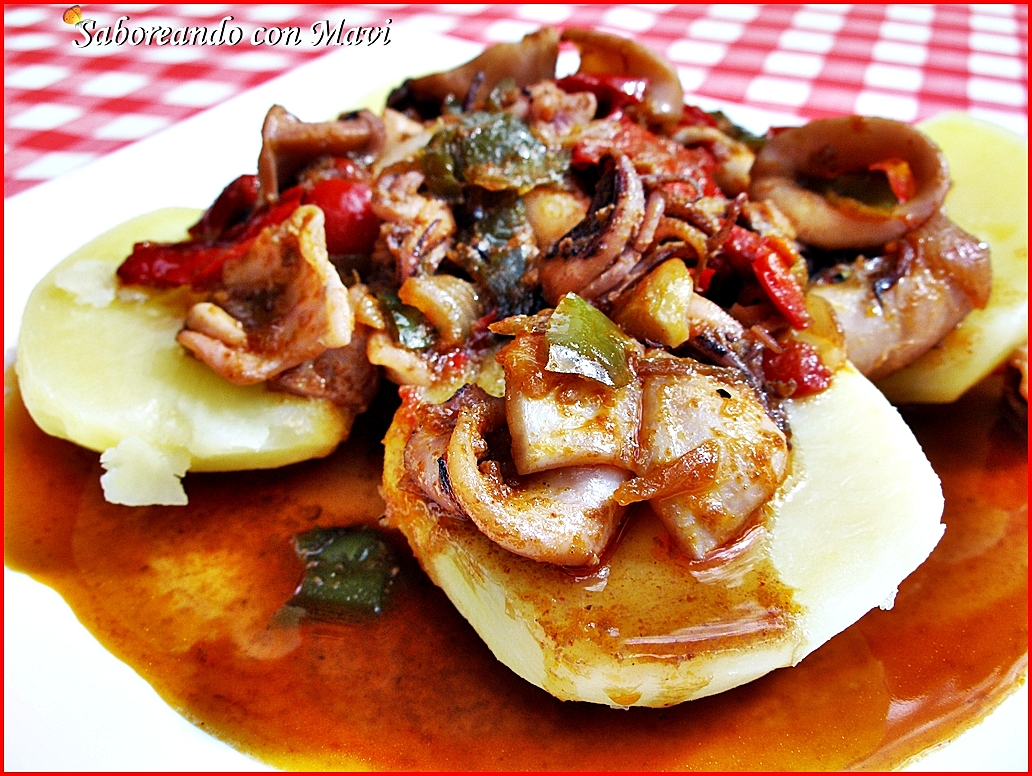Saboreando con Mavi: Chipirones con patatas