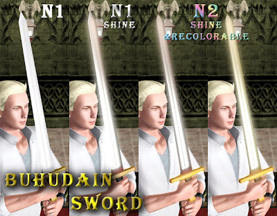 My Sims 3 Blog: Medieval Sword N1 and N2 by Buhudain